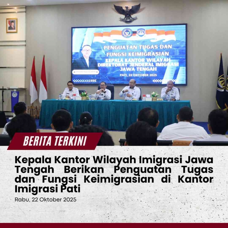 Kepala Kantor Wilayah Imigrasi Jawa Tengah Berikan Penguatan Tugas dan ...